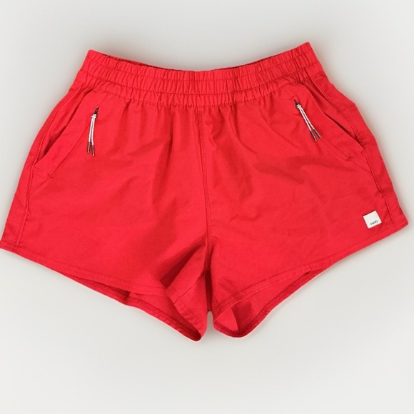 Vuori | Shorts | Vuori Dash Red Running Shorts Zip Pockets Athletic Gym ...